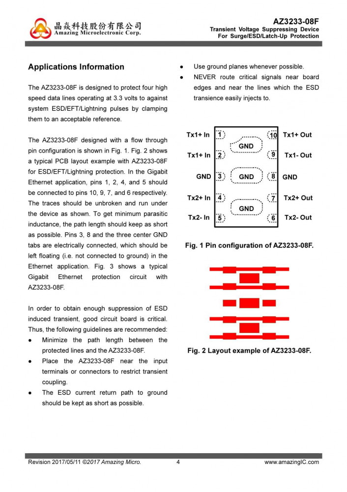 AZ3233-08F datasheet page 4