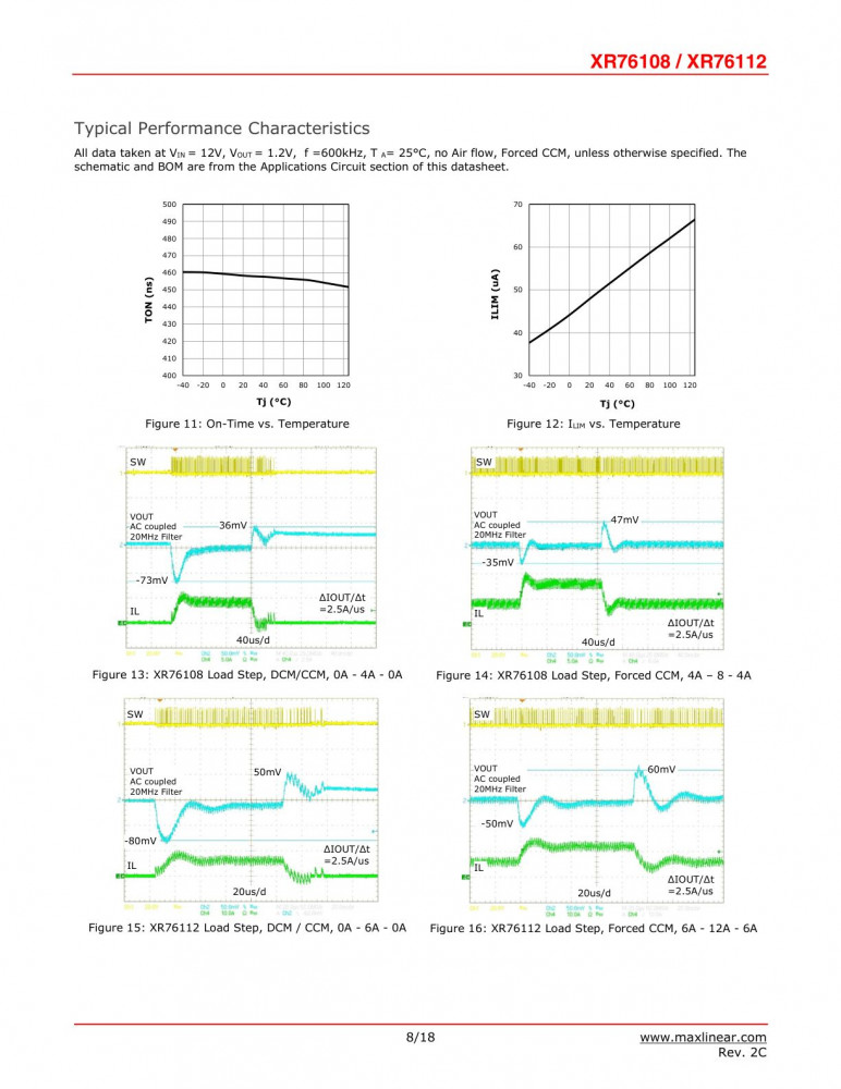 XR76108ELTR-F datasheet page 8