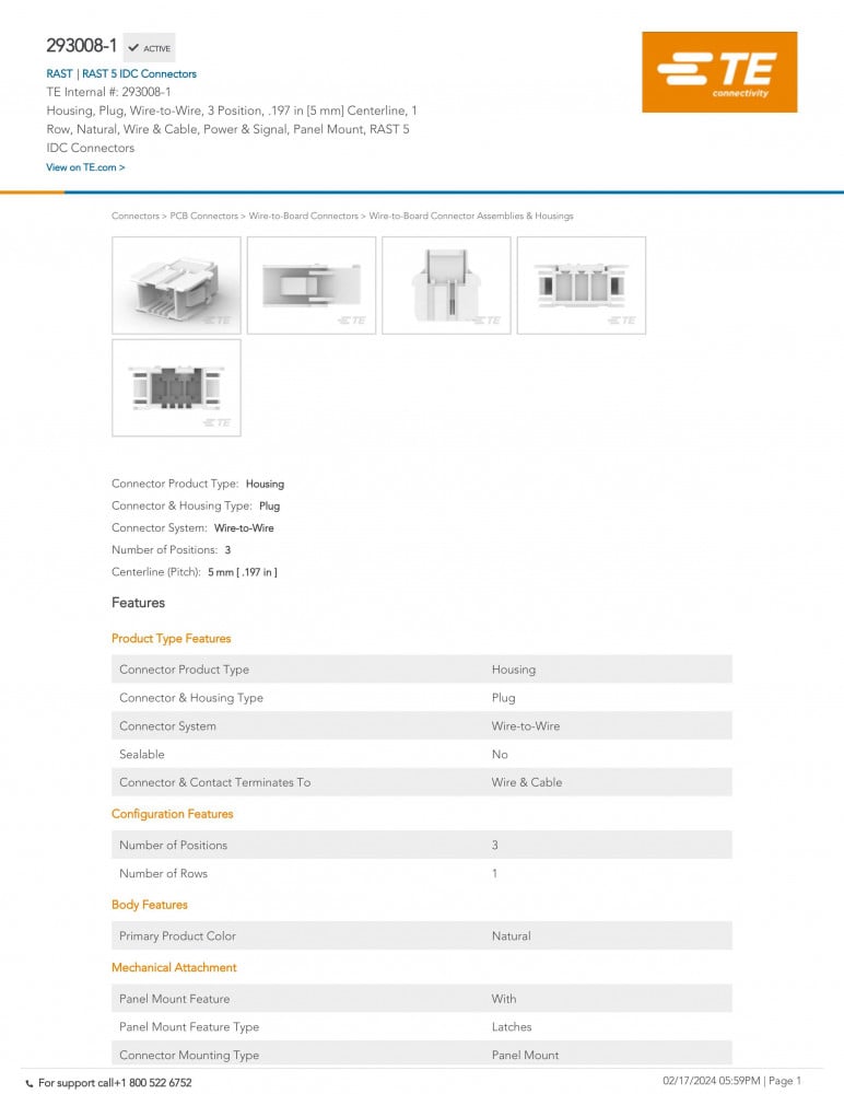 293008-1 technical document page 1