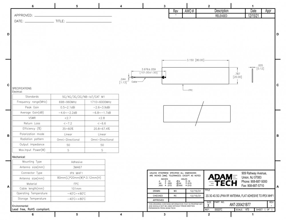 ANT-200421B77 technical document preview