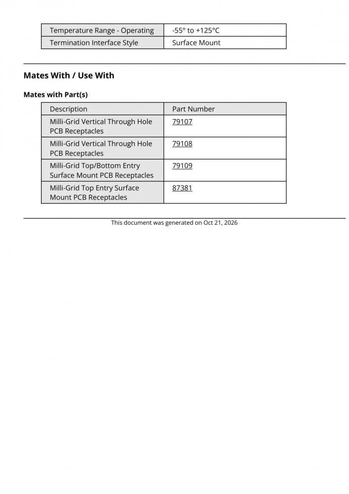 MOLEX 877620873 technical document page 4
