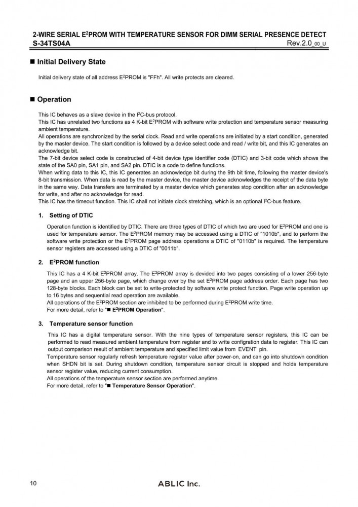 ABLIC S-34TS04A datasheet page 10