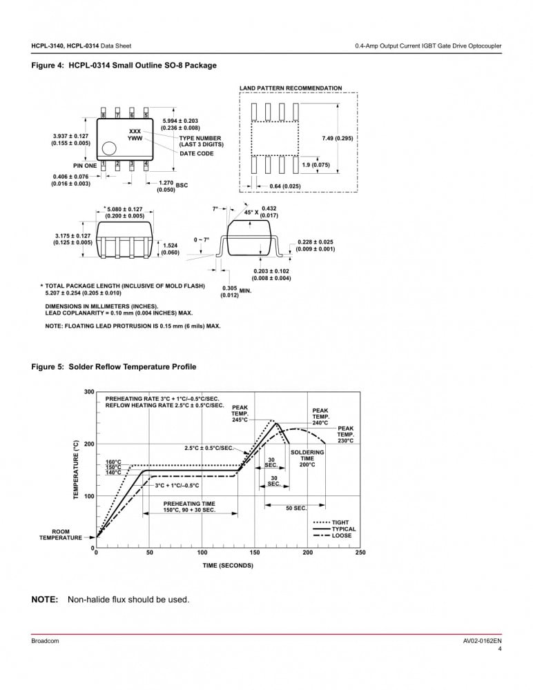 HCPL-3140-060E datasheet page 4