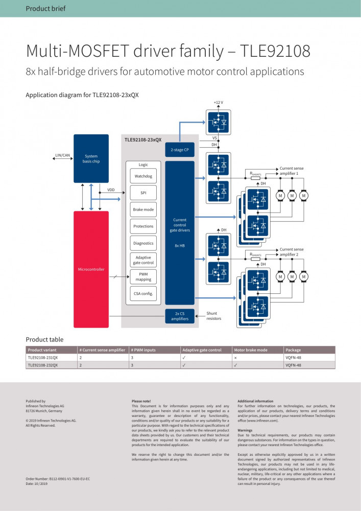TLE92108 technical document page 2