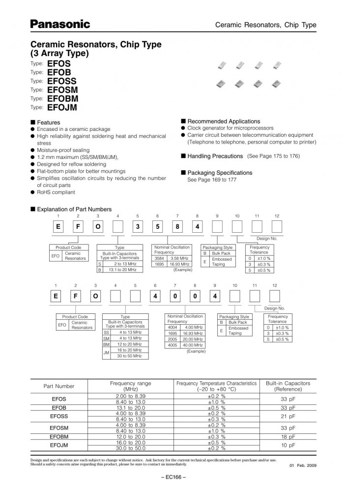 EFO-S5004E5 datasheet page 1