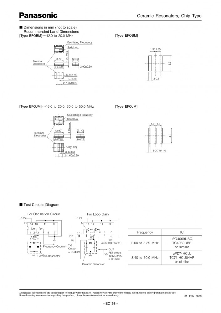 EFO-S5004E5 datasheet page 3