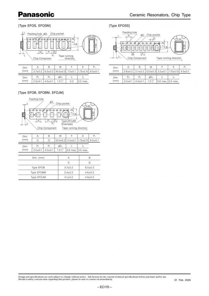 EFO-S5004E5 datasheet page 5