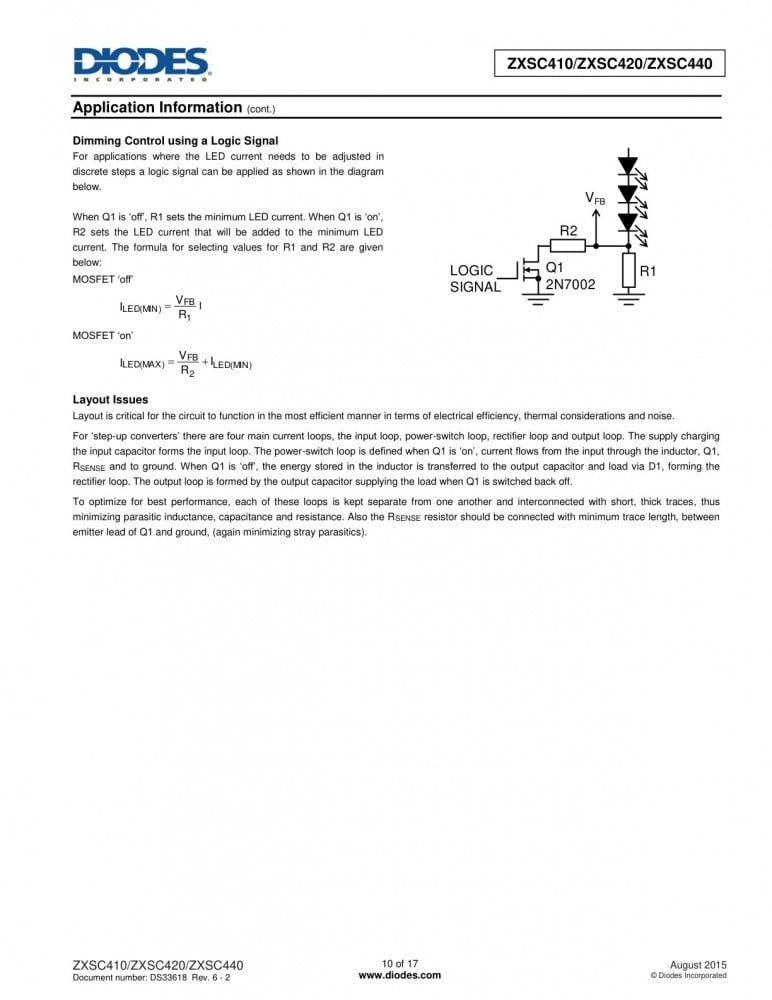 ZXSC410E6TA datasheet page 10