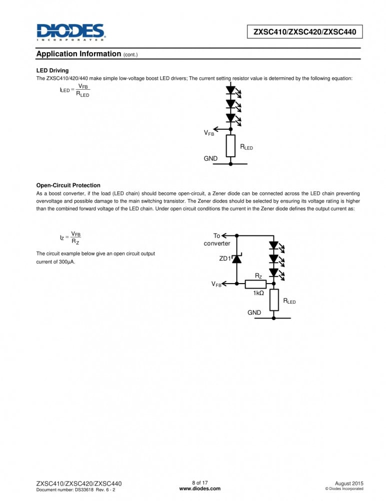 ZXSC410E6TA datasheet page 8