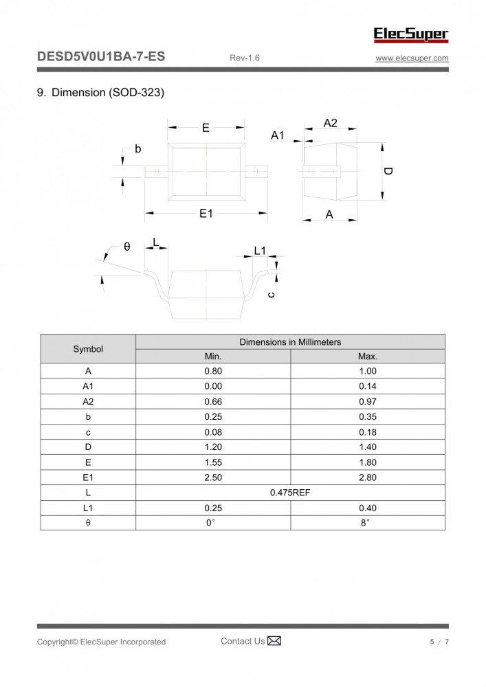 DESD5V0U1BA-7-ES datasheet page 5