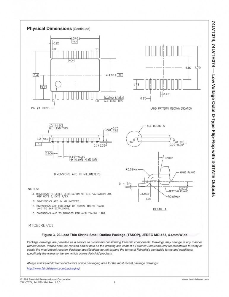 74LVTH374 datasheet page 10