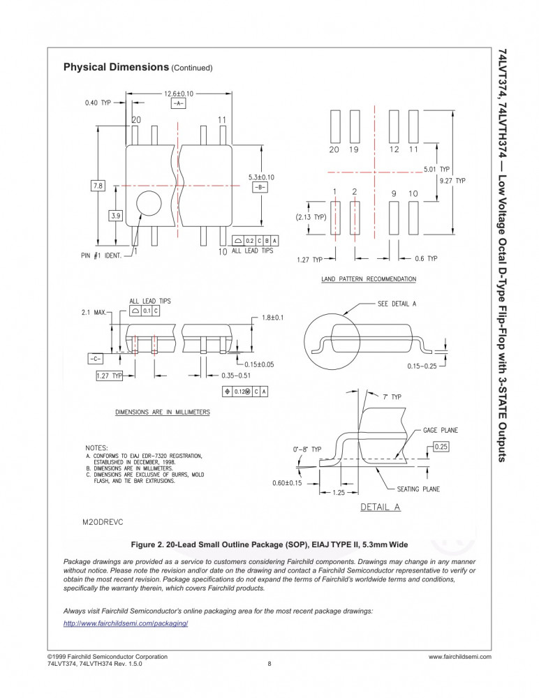 74LVTH374 datasheet page 9