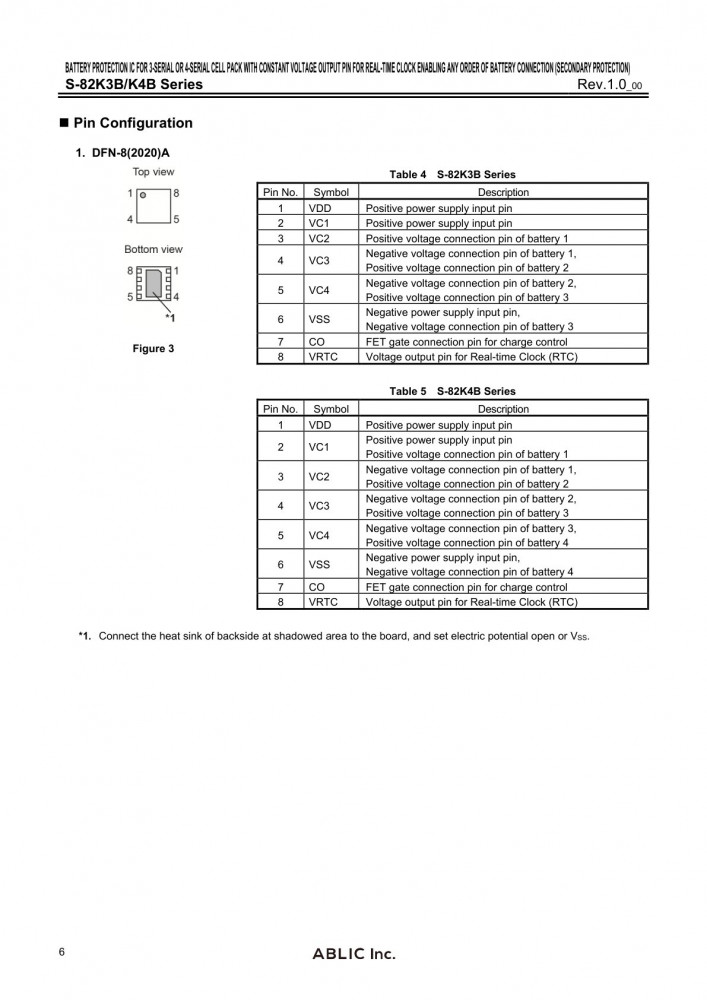 ABLIC S-82K3B/K4B technical document page 6