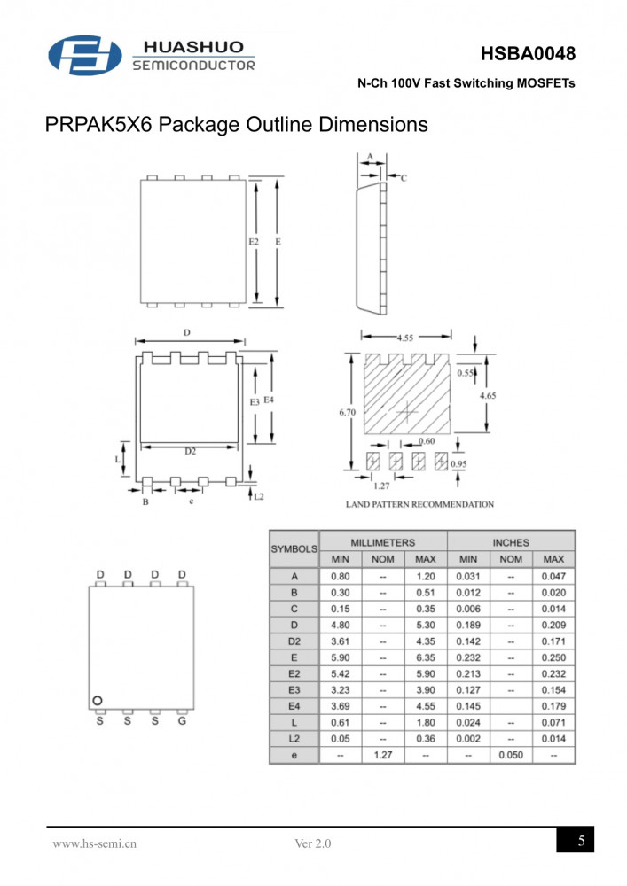 HSBA0048 datasheet page 5