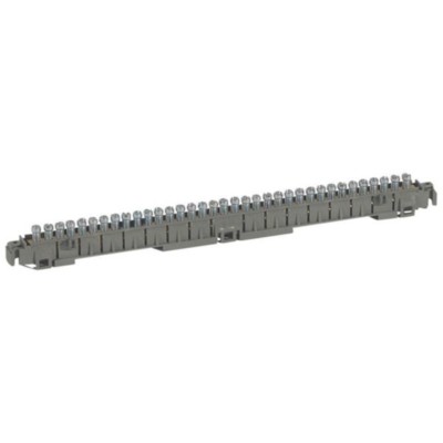 Terminal block on support - Terminal block 33 outputs - 1 input 32 outputs 1,5mm² to 16mm² - DIN rail mounting - 276mm length 76A 400V~ for sale