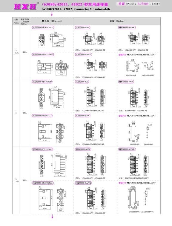 HX63080 datasheet page 3