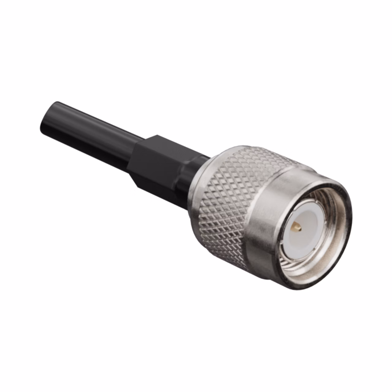 TNC Plug, Straight, Crimp, RG-141, RG-303 and RG-58 Cable, Brass Body, Gold (Au) Plated, IP-68, Tray, 50 Ohms for sale