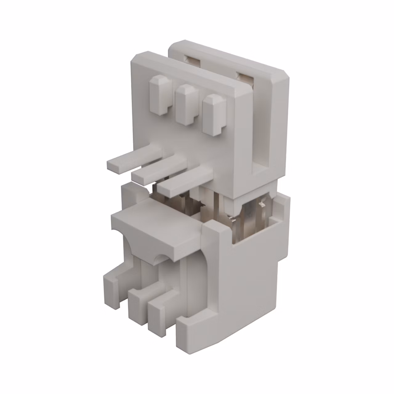 5.00mm Pitch Appli-Mate RAST Power IDT Housing, Direct/Indirect, Female, 2 Circuits, Code Key A Removed, Open End Walls, Glow-Wire Capable for sale