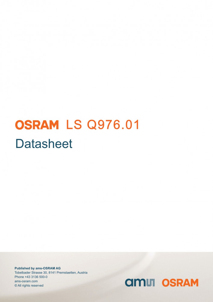 LS Q976.01 datasheet page 1