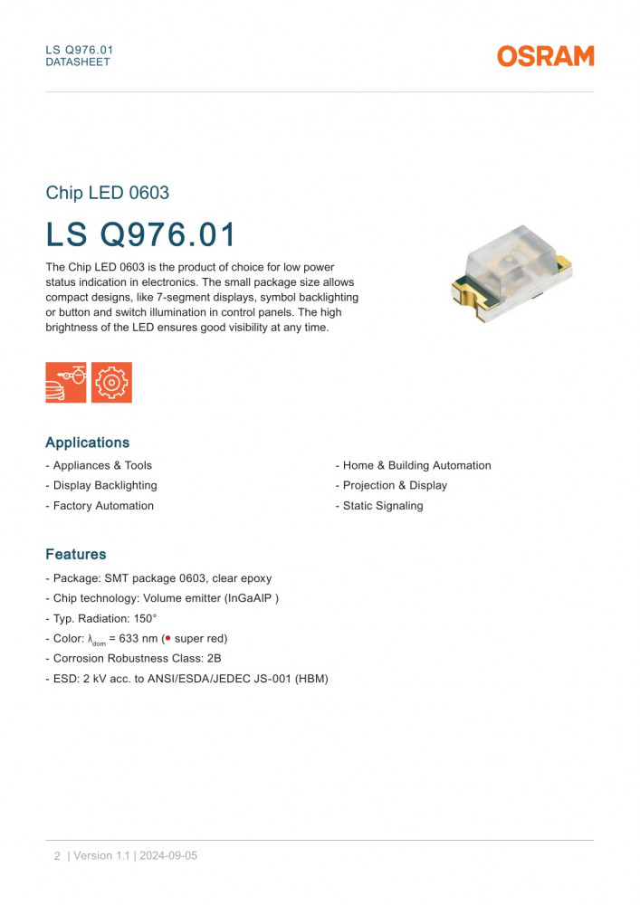 LS Q976.01 datasheet page 2