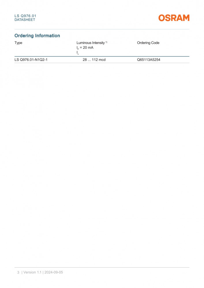 LS Q976.01 datasheet page 3