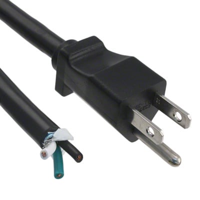 Assmann WSW Components AK500-OE-11-.5 Power Line Cable Assembly