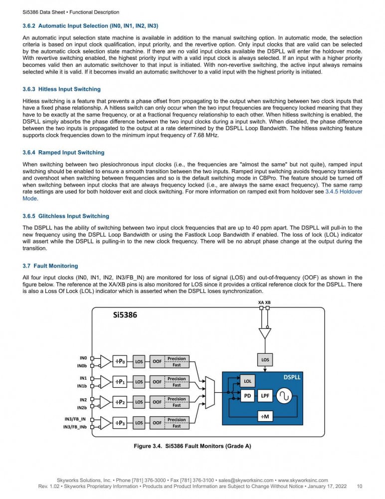 SI5386 datasheet page 10