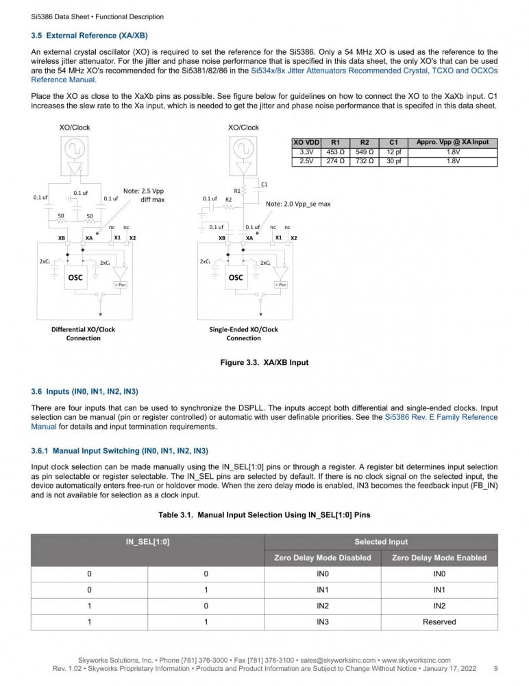SI5386 datasheet page 9