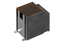 Modular Jack, Vertical, Top Entry, Surface Mount, 6/6, Low Profile, Pick-and-Place Polyimide Tape, 13