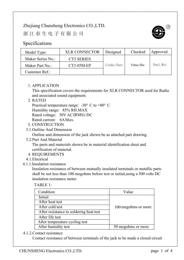 CT3-05M-EP specification page 2