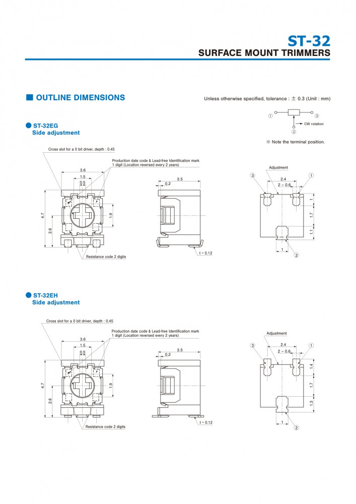 ST32ETA504 technical document page 5