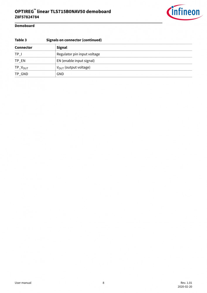 TLS715B0NAV50 demonstration board document page 8