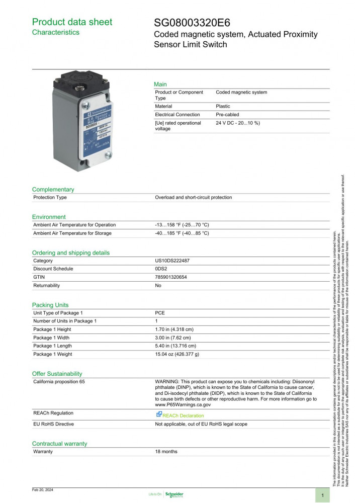 SG08003320E6 technical document preview