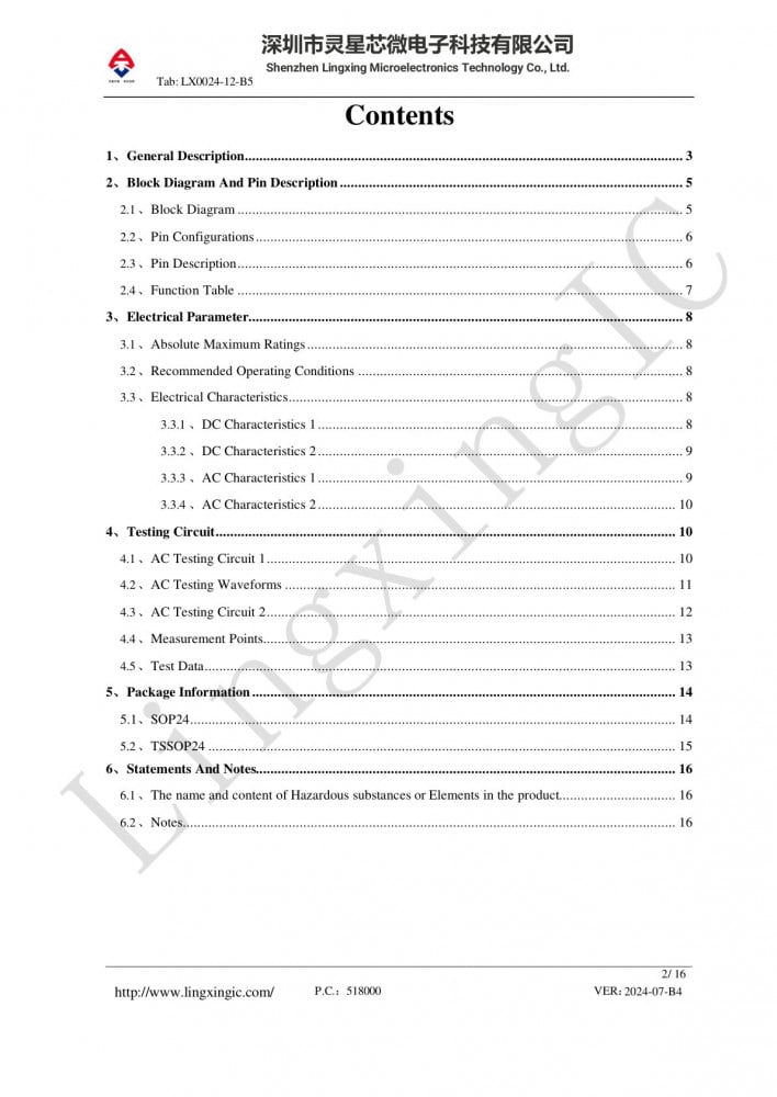 CD4067 datasheet page 2