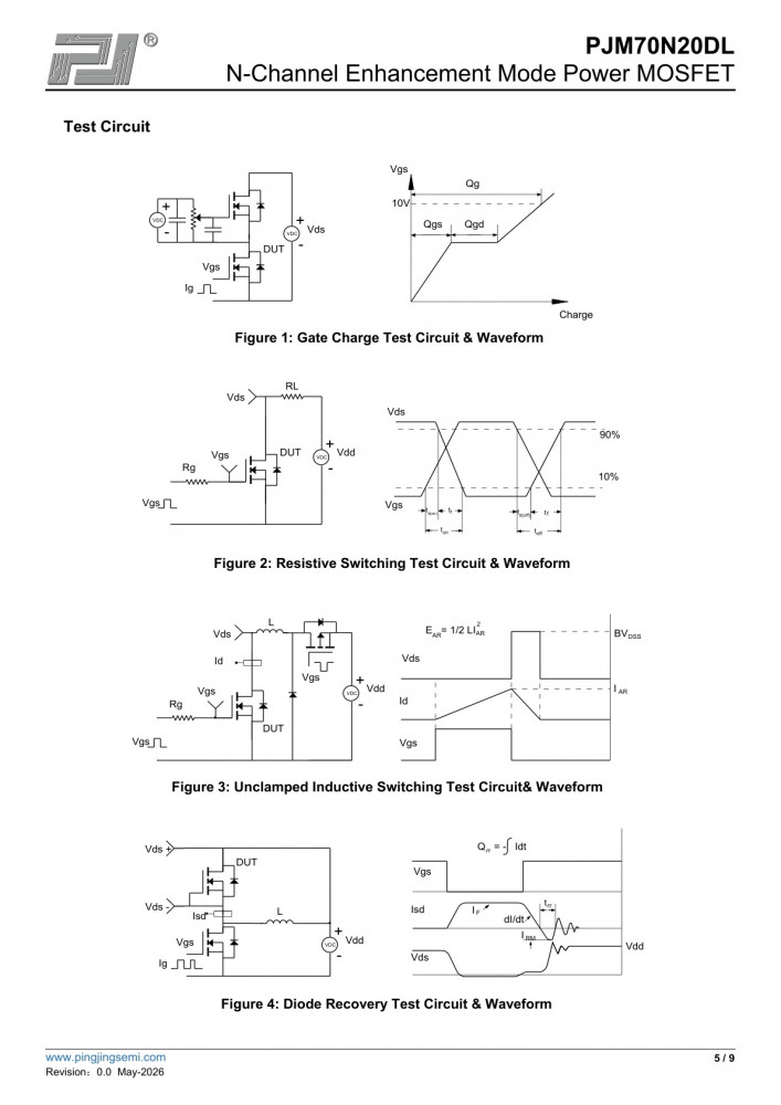 PJM70N20DL datasheet page 5