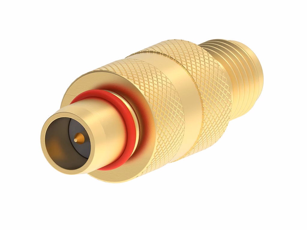 BMA Jack-to-SMA Jack, Between-Series Adapter, Straight, Tray, 50 Ohms