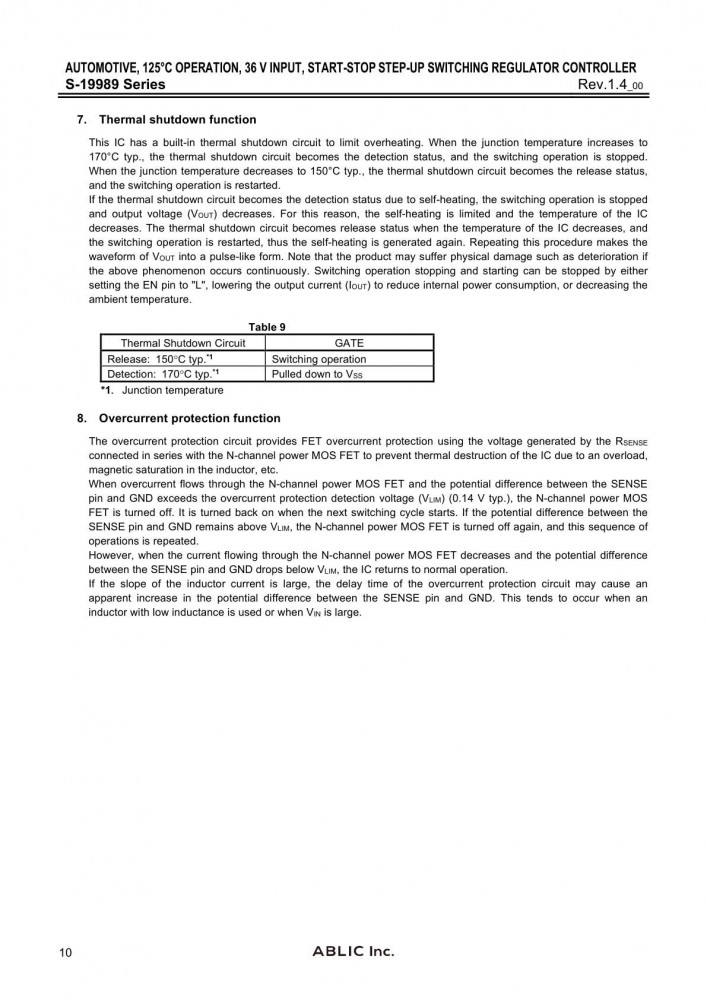 S-19989 datasheet page 10
