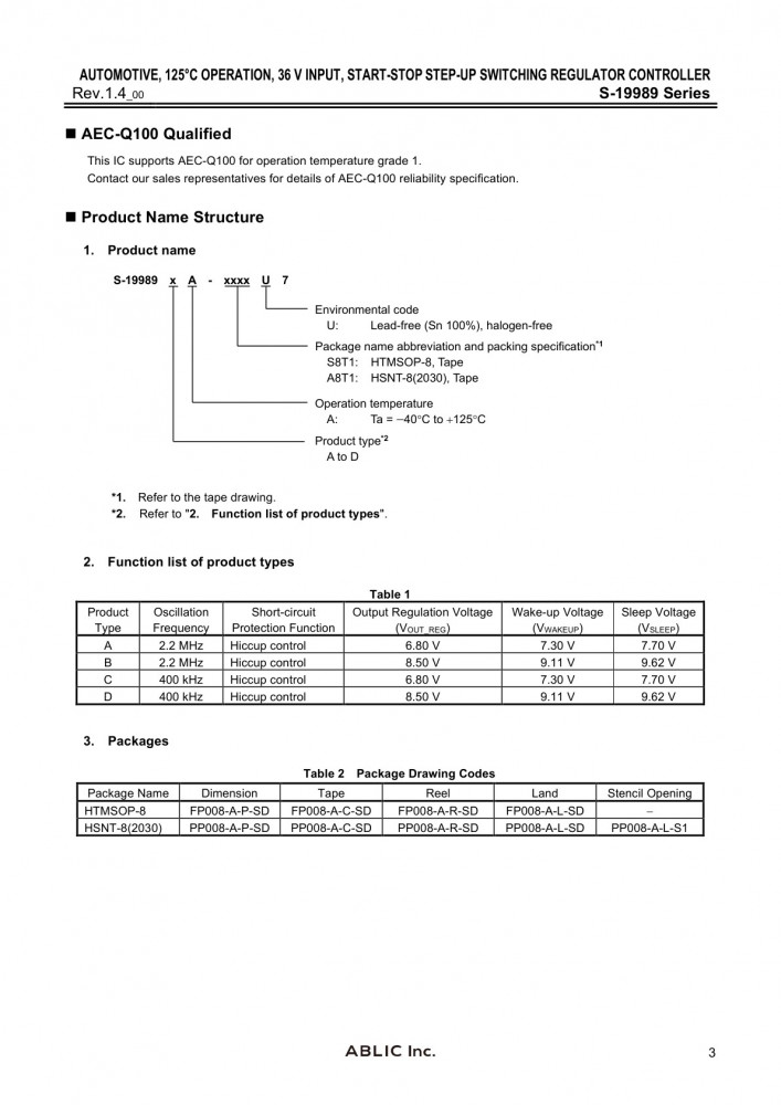 S-19989 datasheet page 3