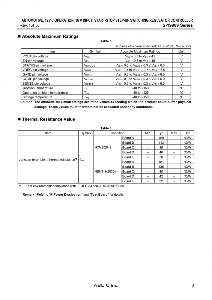S-19989 datasheet page 5