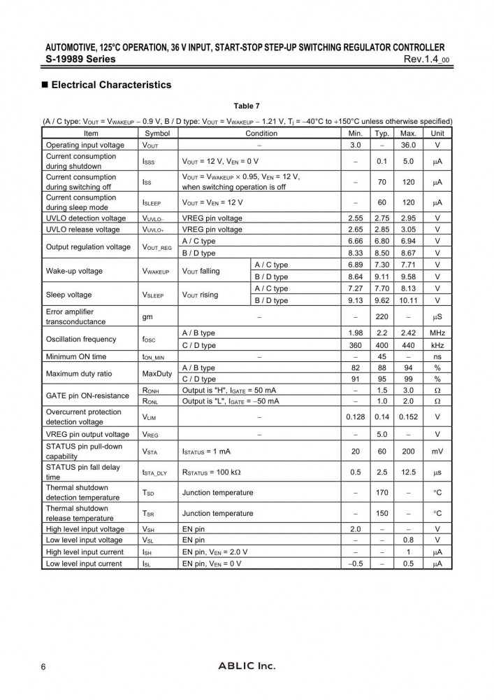 S-19989 datasheet page 6