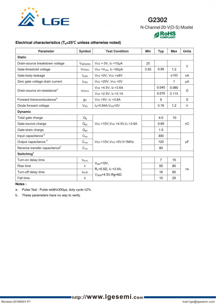 LGE G2302 datasheet page 2