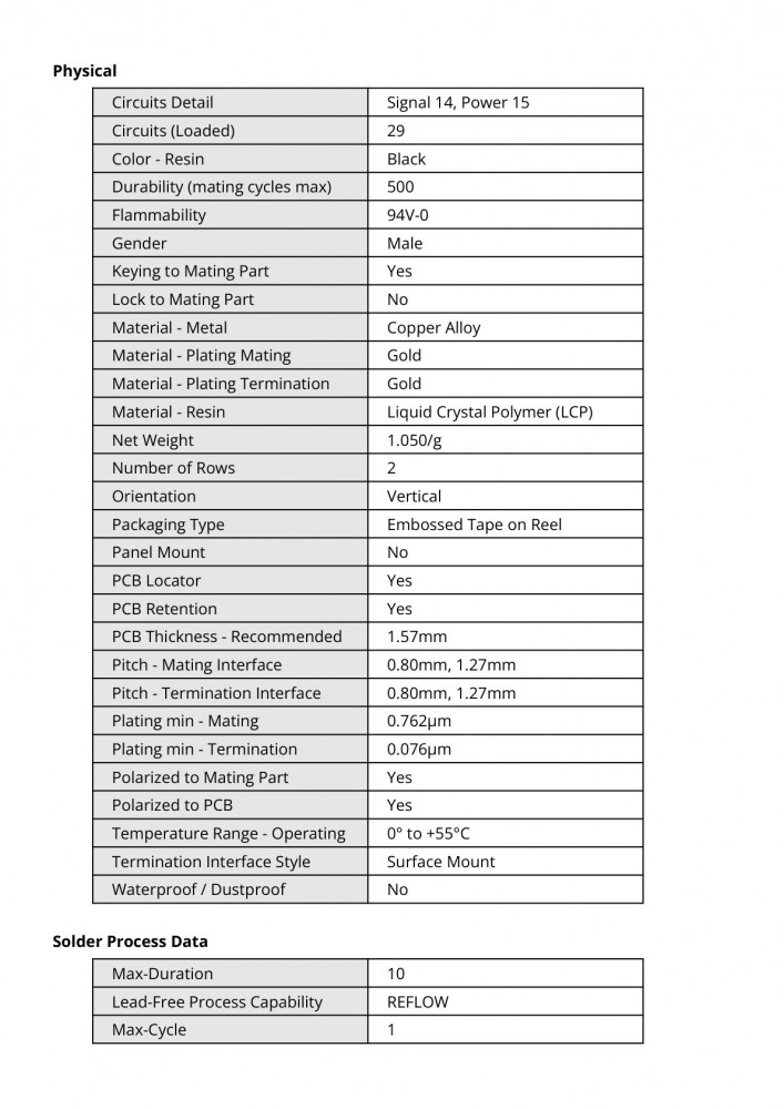 MOLEX 1510790001 product specification page 3
