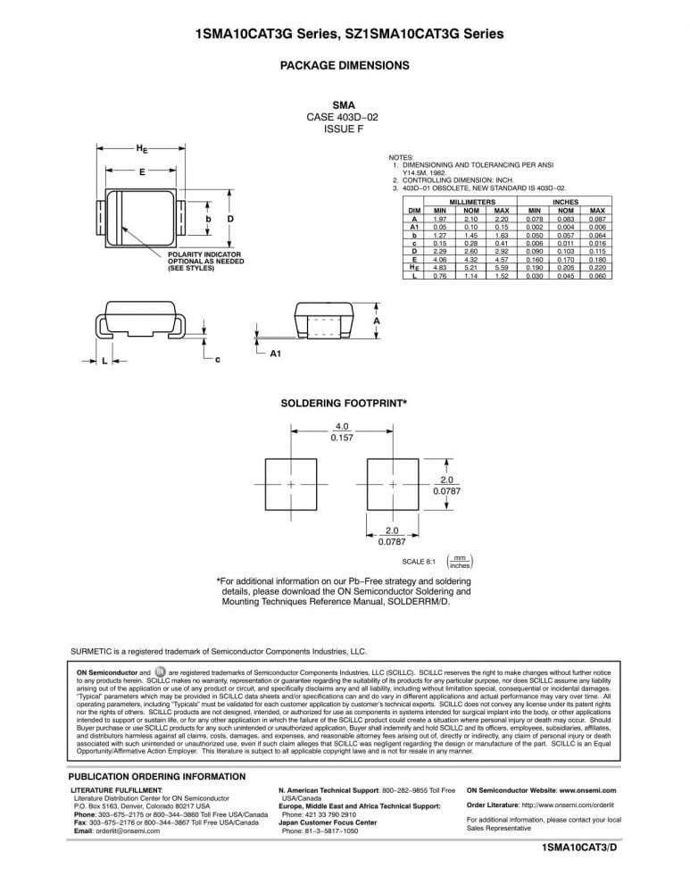 SZ1SMA33CAT3G datasheet page 5
