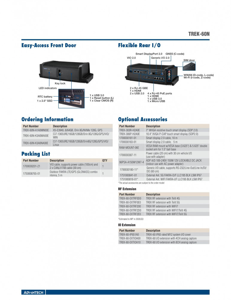TREK-60N product document page 3