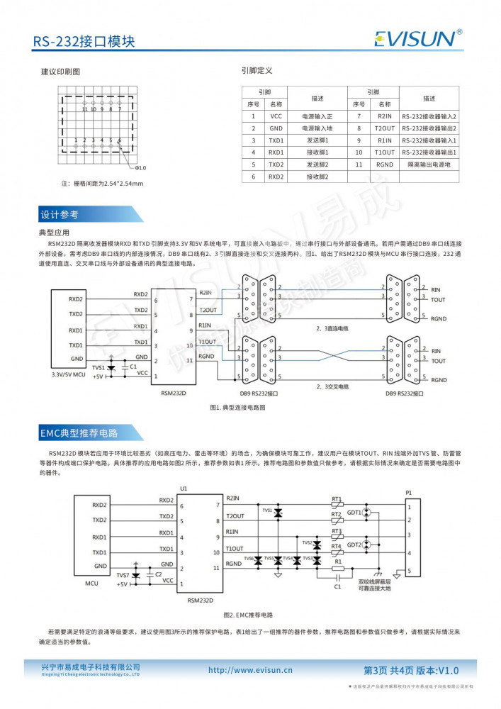 RSM232D datasheet page 3