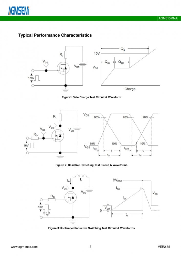 AGM615MNA datasheet page 3