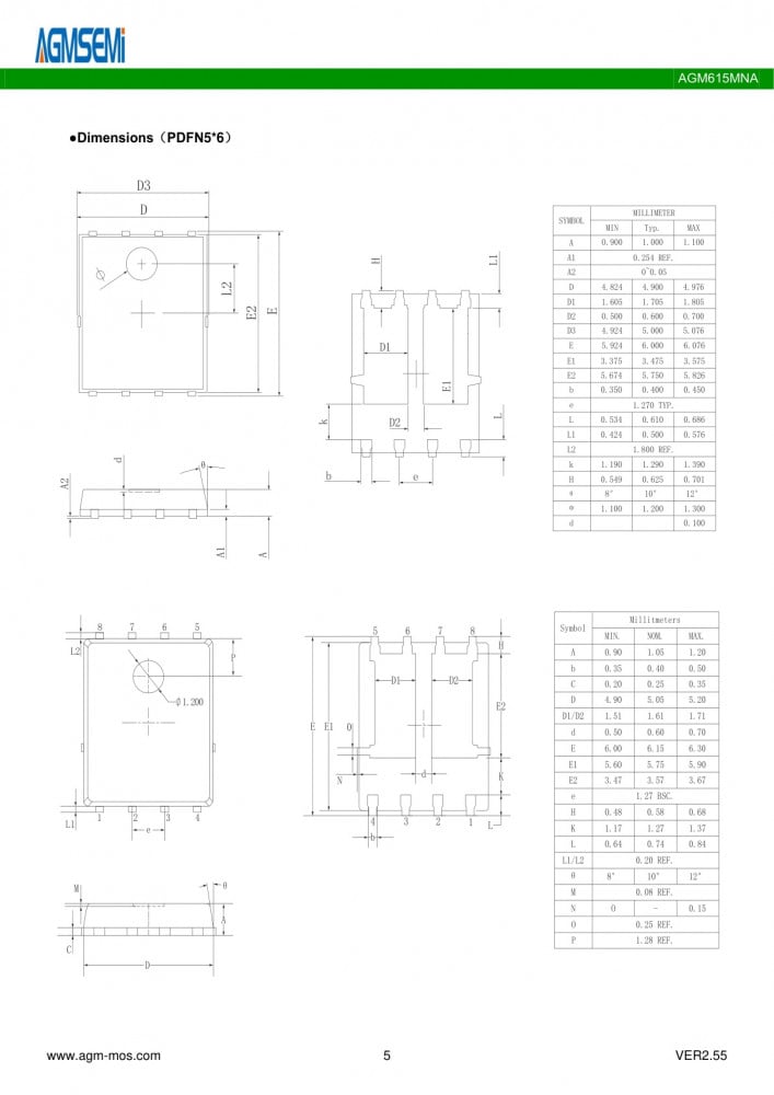 AGM615MNA datasheet page 5