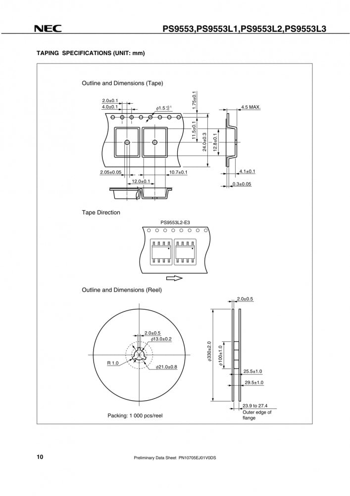 PS9553 datasheet page 10