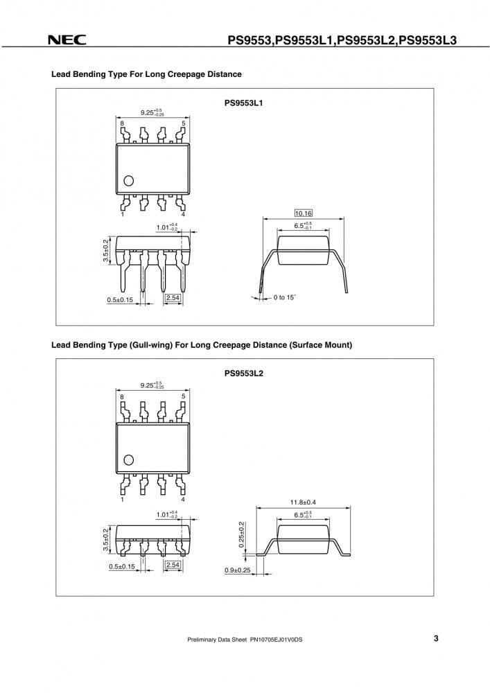 PS9553 datasheet page 3