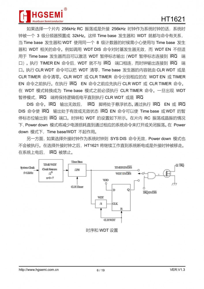 HT1621 technical document page 6
